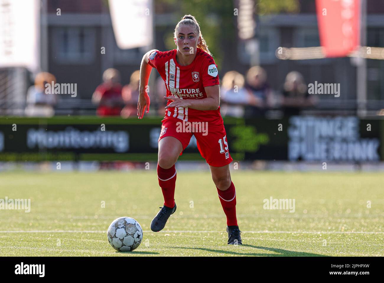 ENSCHEDE, THE NETHERLANDS - AUGUST 18: Danique van Ginkel of FC Twente ...