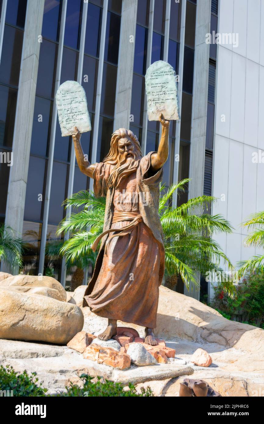 Commandments of Moses The Crystal Cathedral Tower is a Protestant ...