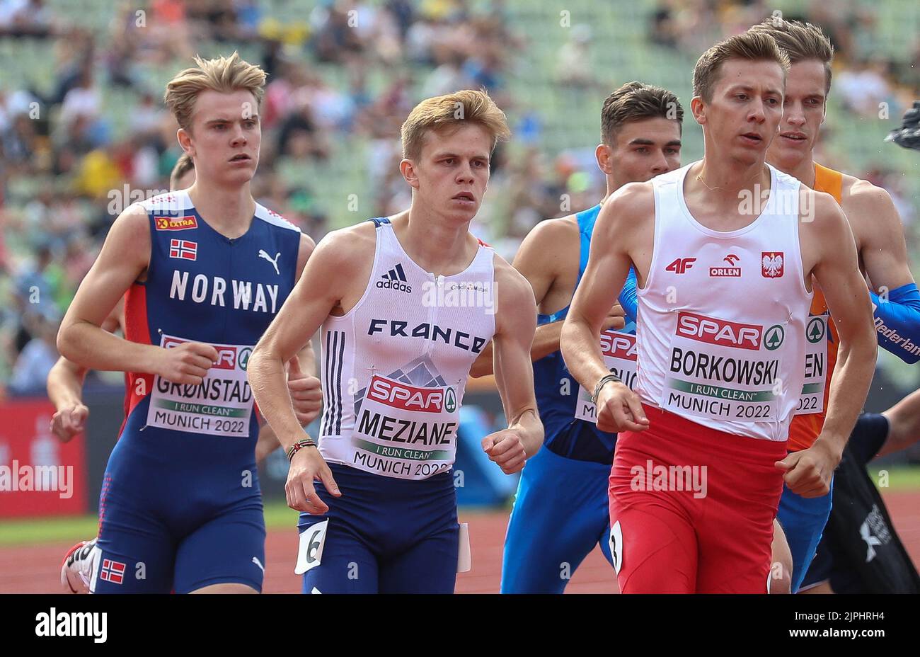 Yanis Meziane of France Men's 800m during the European Athletics ...