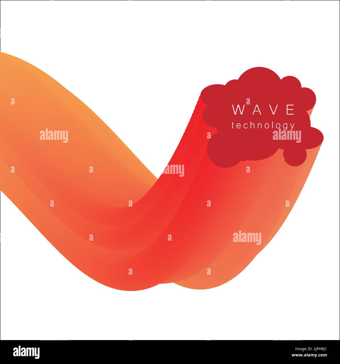 Abstract vector tech spiral. 3D wave background Stock Vector Image ...