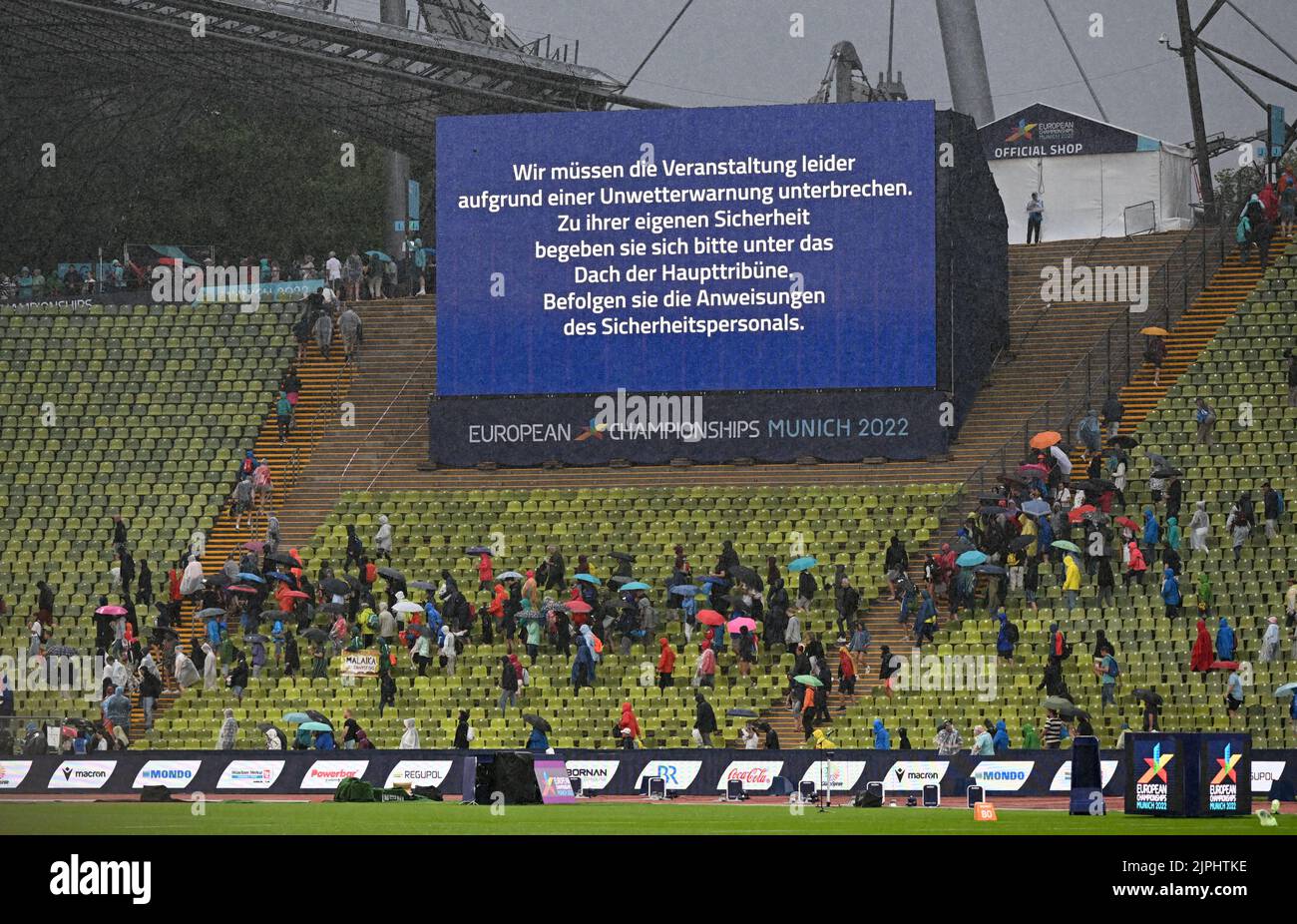 Munich, Germany. 18th Aug, 2022. European Championships, athletics, at ...