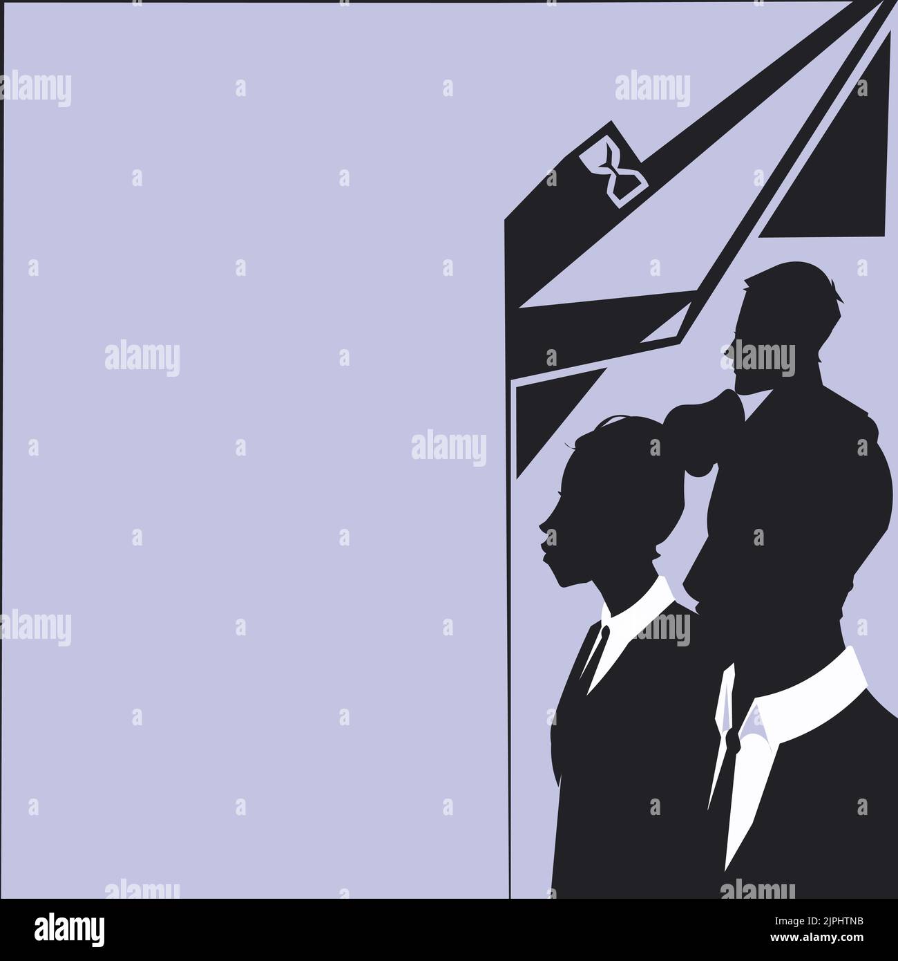 Silhouette outline two people holding Stock Vector Images - Alamy