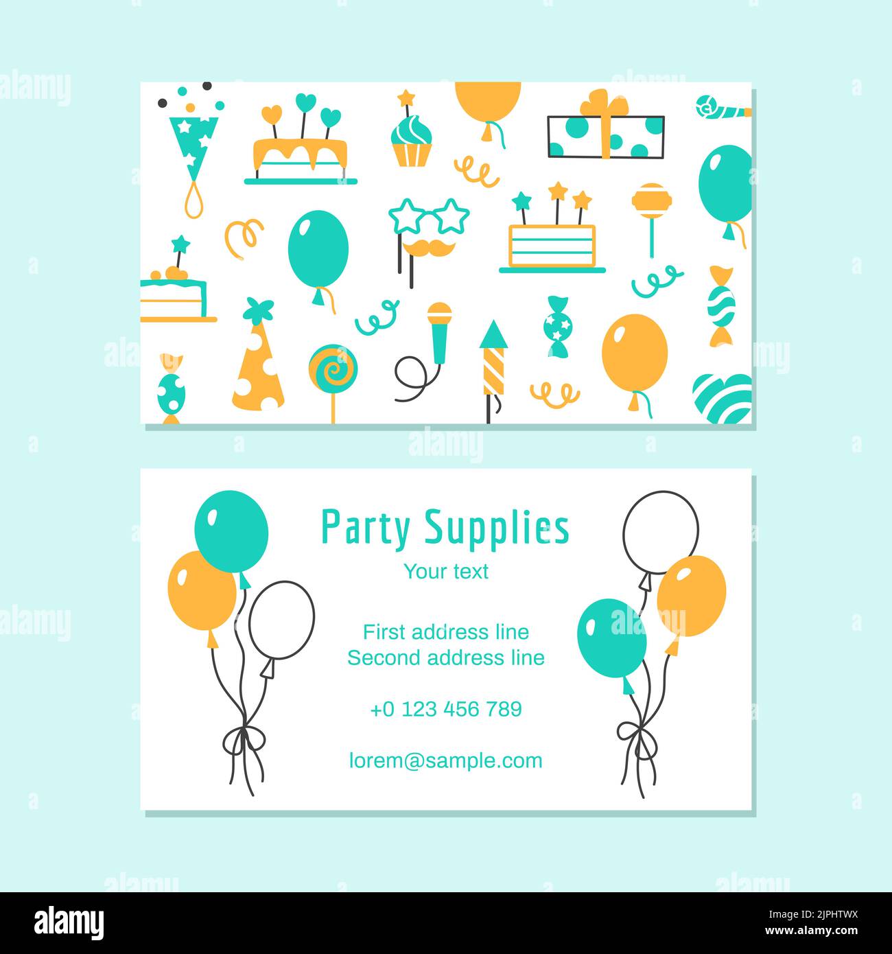 Party supplies icon Stock Vector Images - Alamy