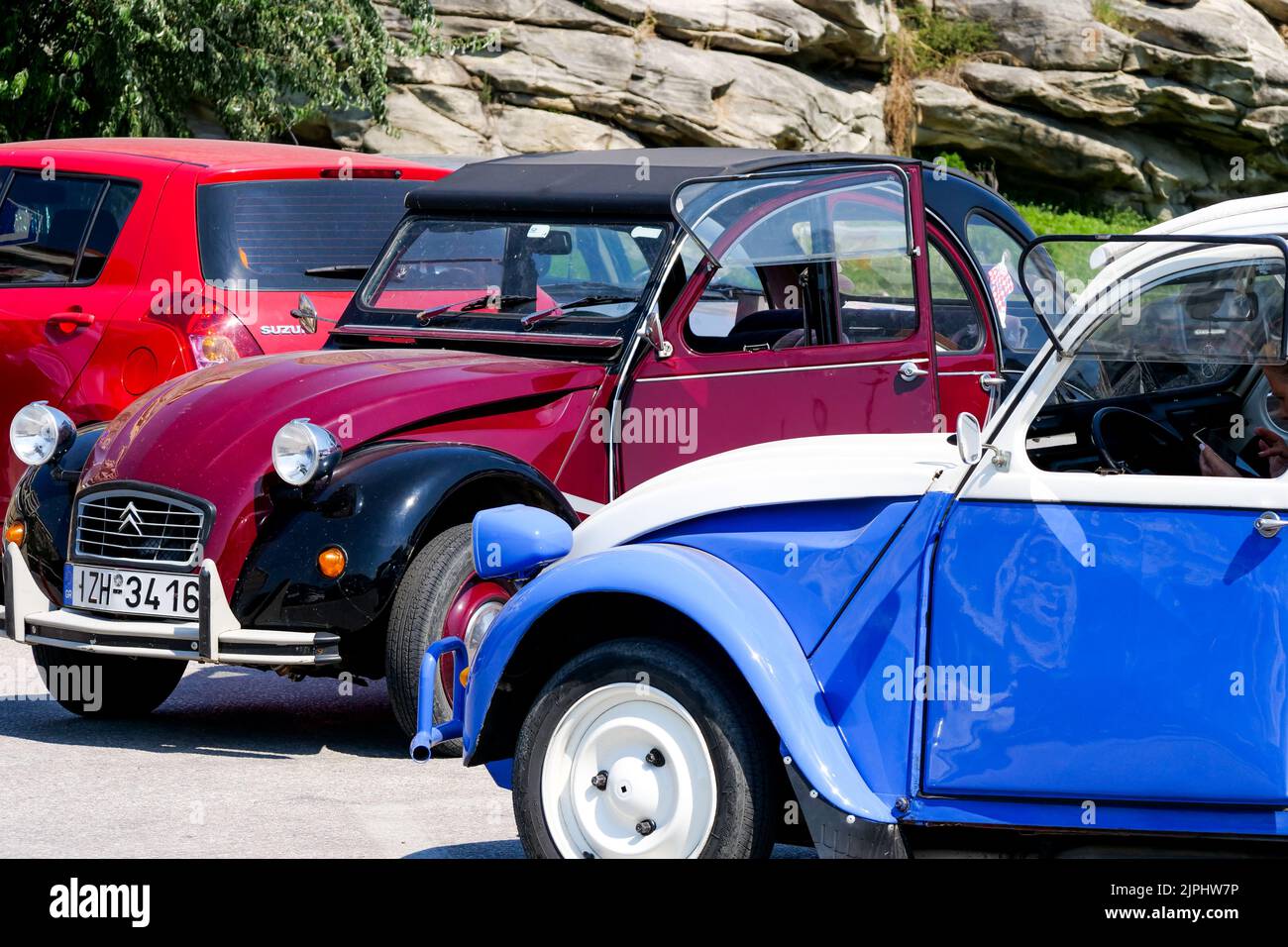 Citroen 2CV, Kavala, North-Eastern Greece Stock Photo - Alamy