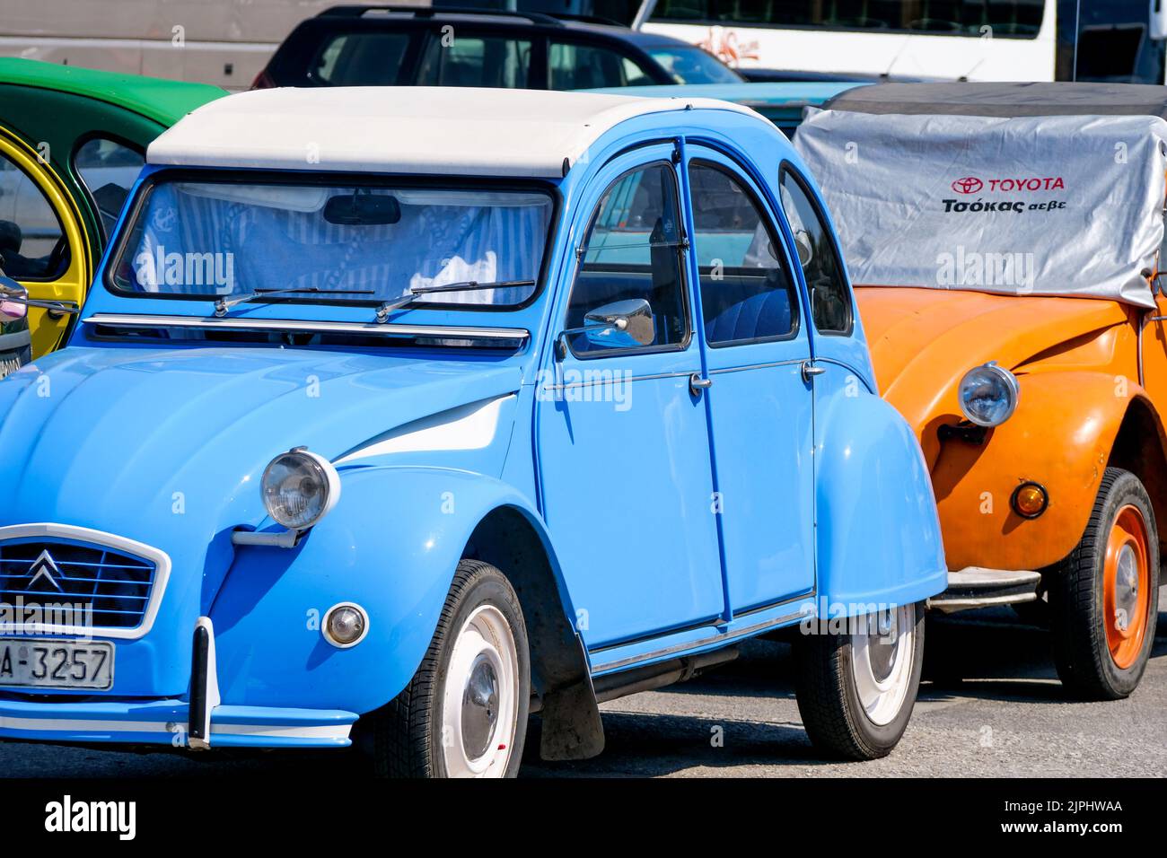 Citroen 2CV, Kavala, North-Eastern Greece Stock Photo - Alamy