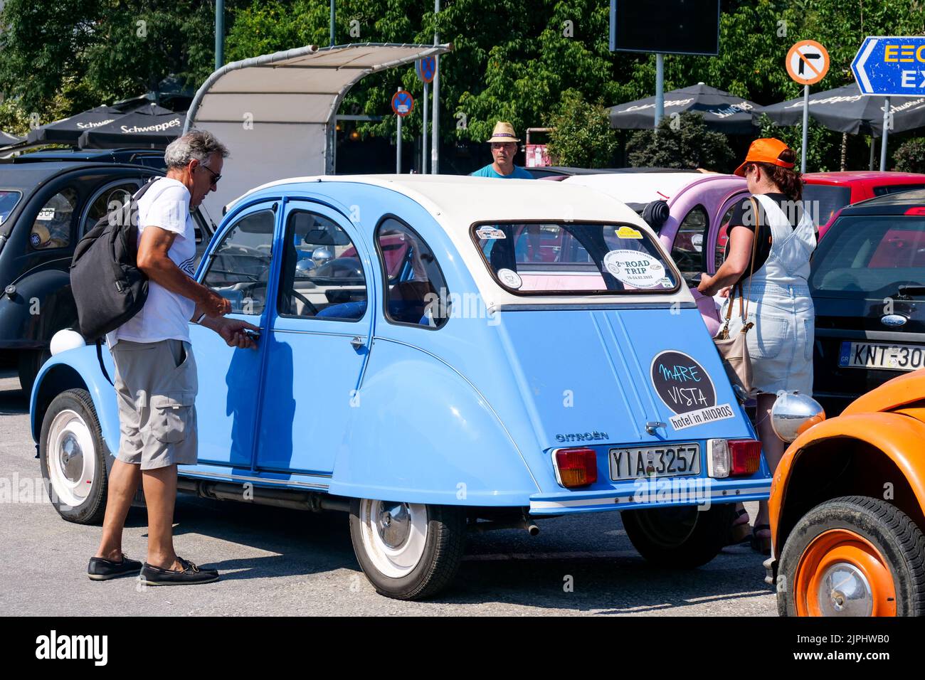 Citroen 2CV, Kavala, North-Eastern Greece Stock Photo - Alamy