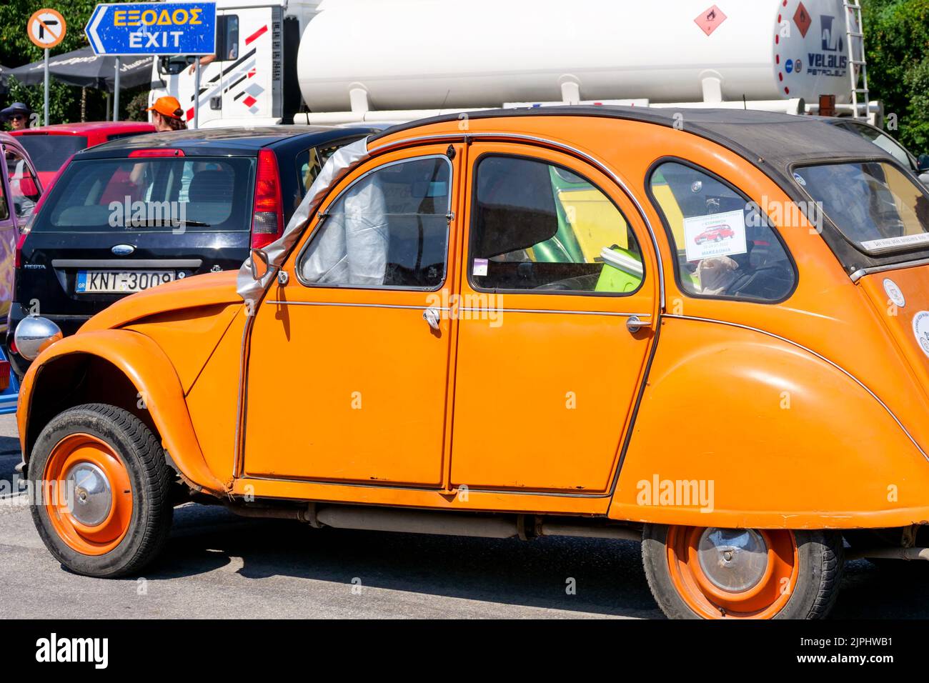Citroen 2CV, Kavala, North-Eastern Greece Stock Photo - Alamy