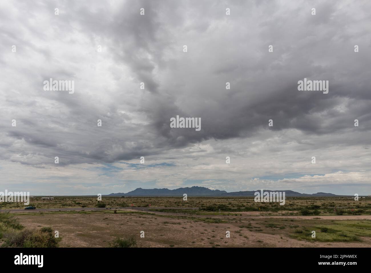 Scenic western New Mexico vista under dramatic monsoonal sky Stock ...