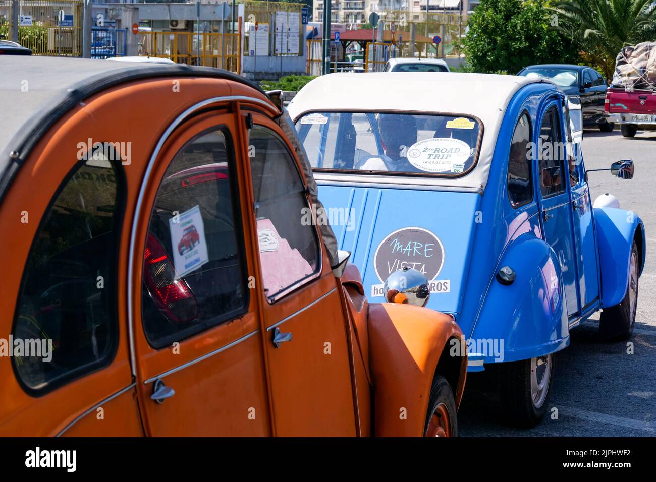 Citroen 2CV, Kavala, North-Eastern Greece Stock Photo - Alamy