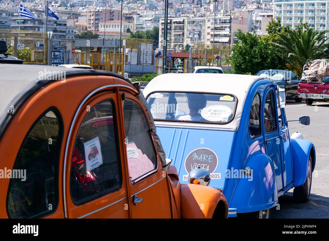 Citroen 2CV, Kavala, North-Eastern Greece Stock Photo - Alamy