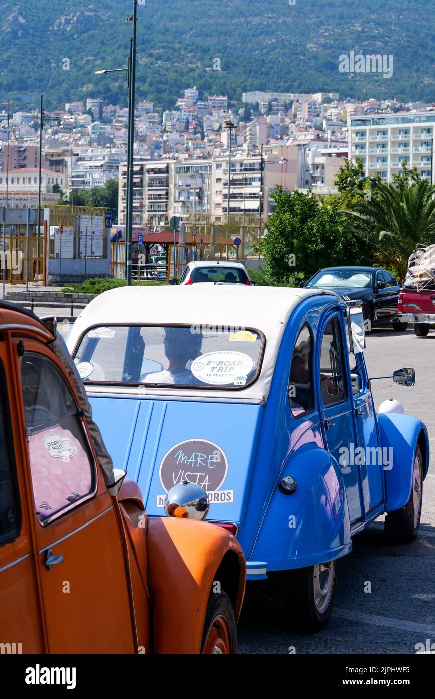 Citroen 2CV, Kavala, North-Eastern Greece Stock Photo - Alamy