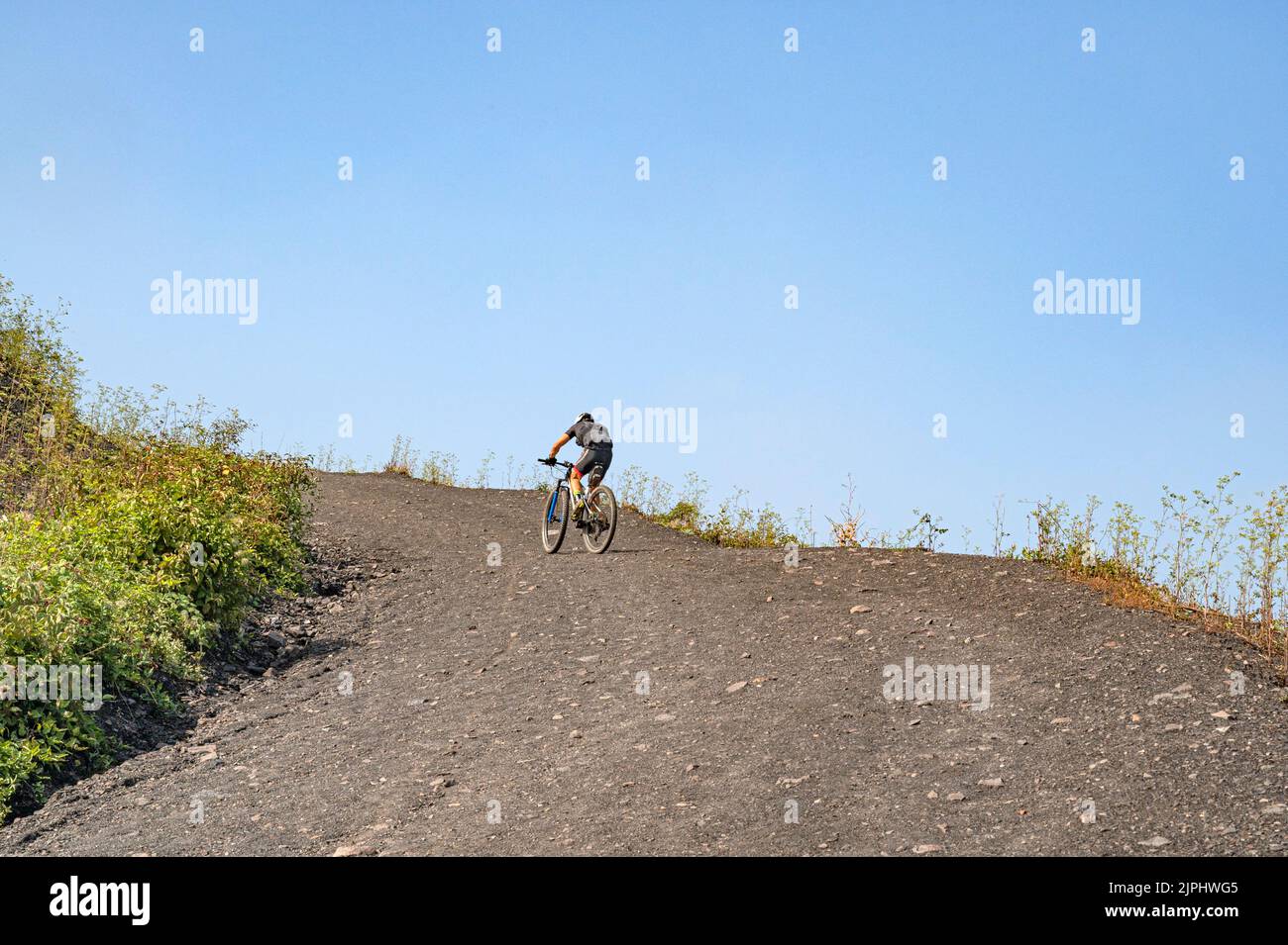 The lide of lode of Loos-en-Gohell, called Terrils jumeaux, today is a ...