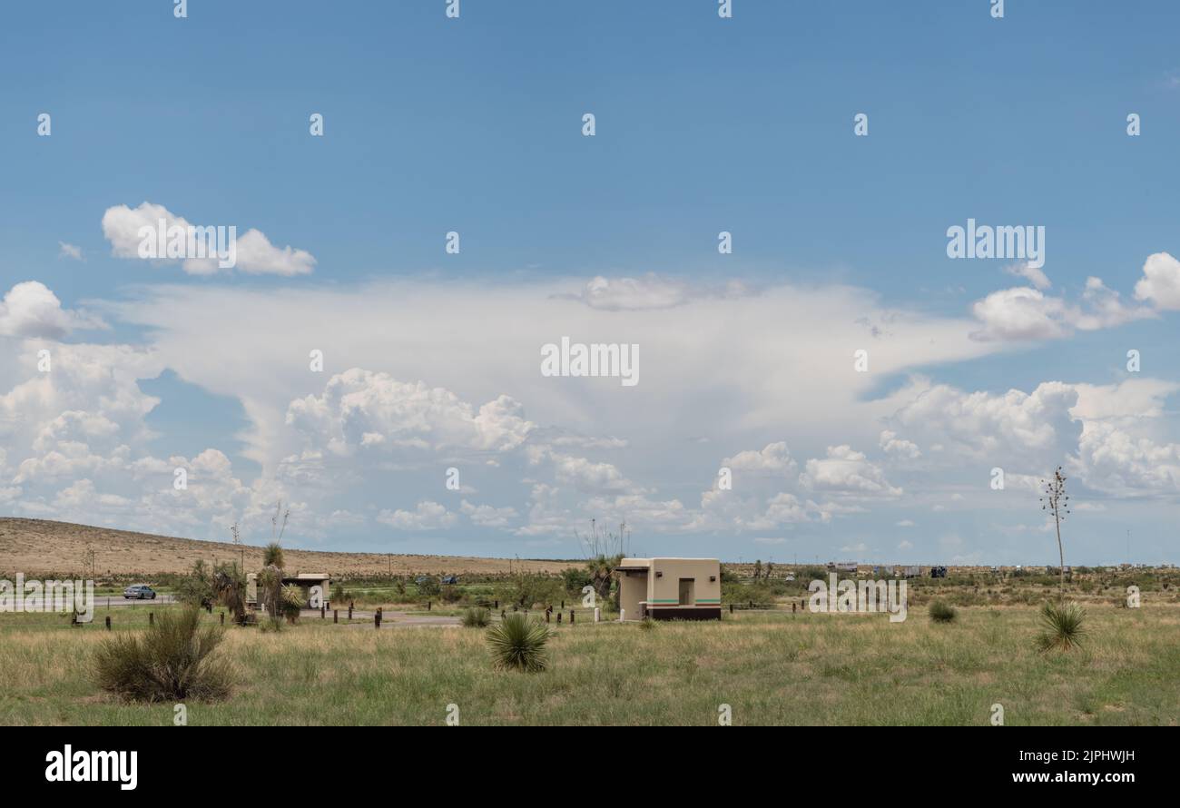 Scenic western New Mexico vista under dramatic sky during monsoonal ...