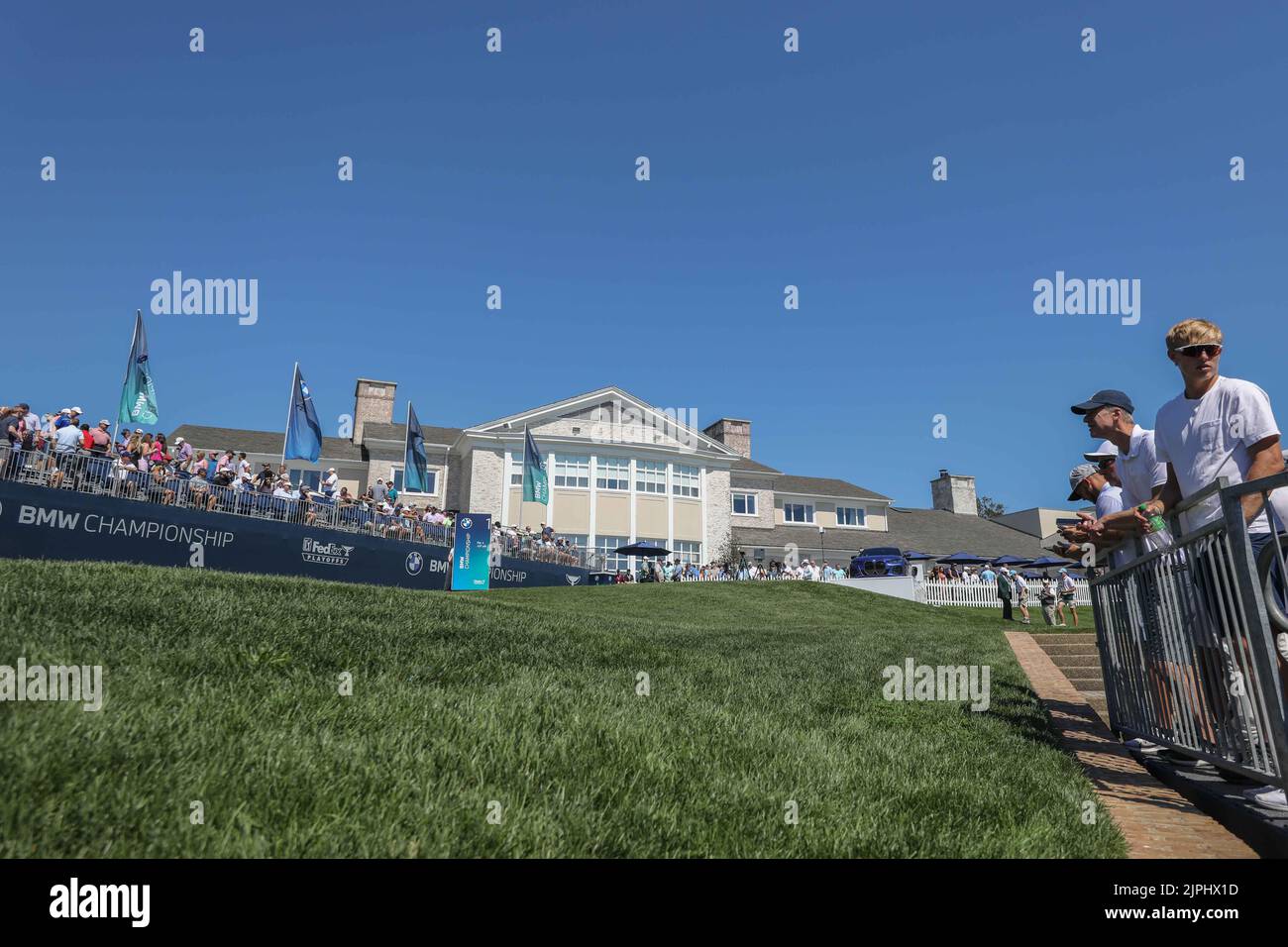 Wilmington, DE, USA. 18th Aug, 2022. A general view of hole number one ...