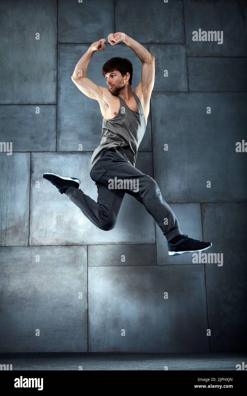 jumping, athletic, dancer, jump, jumper, athletics, dancers Stock Photo ...