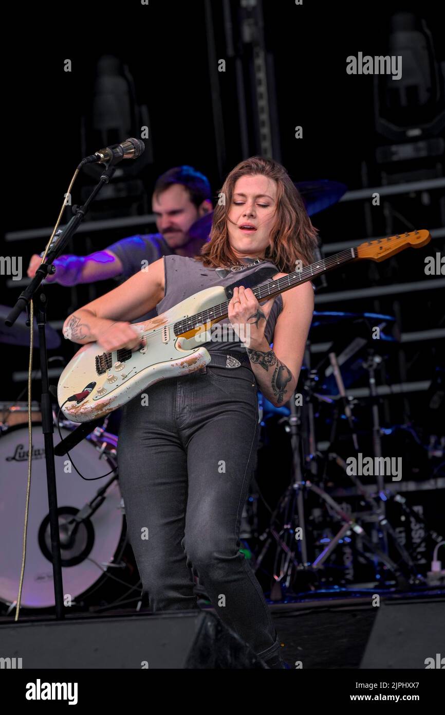 Lead singer rebecca lovell hi-res stock photography and images - Alamy