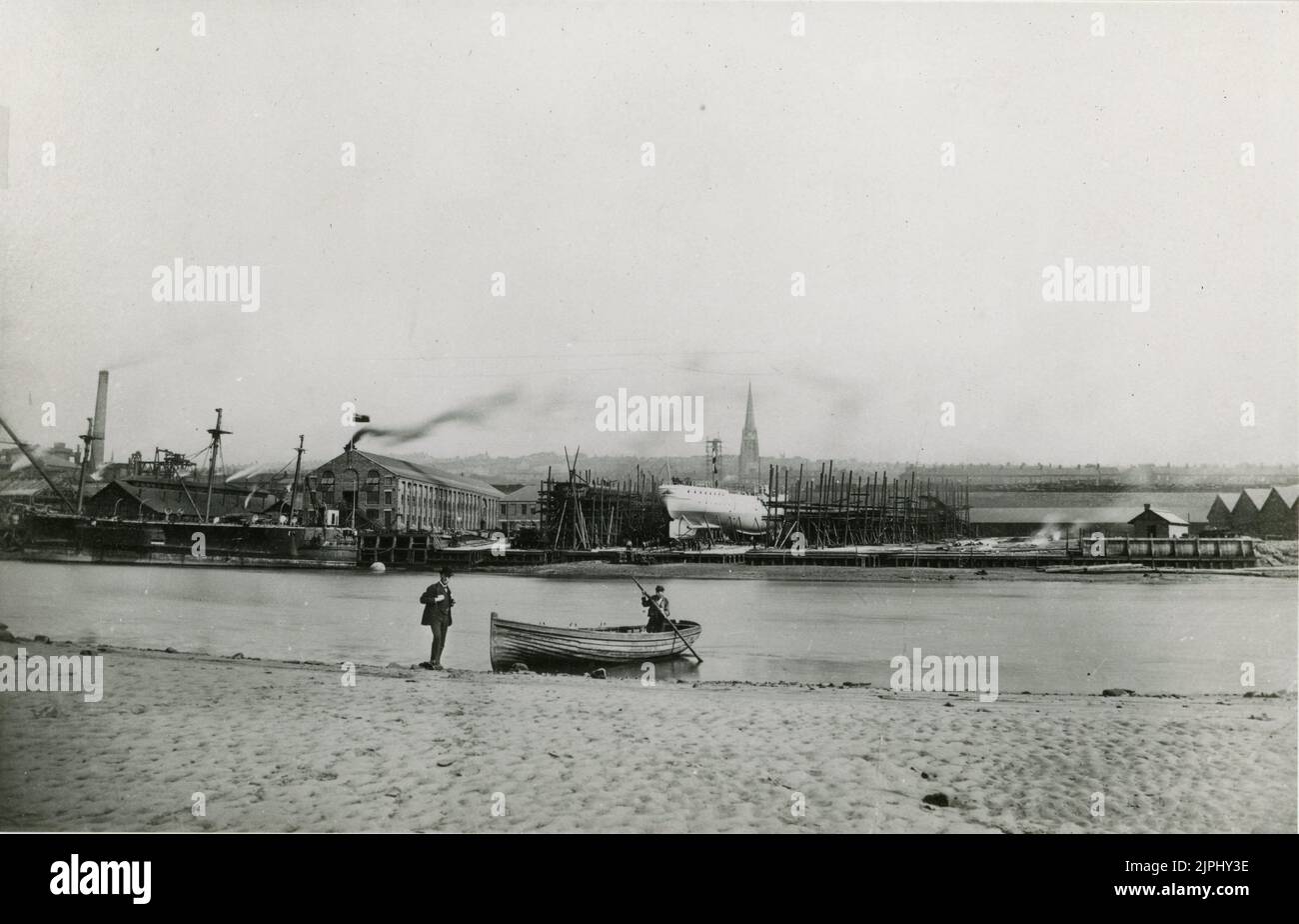 Vickers-Armstrong Elswick works Stock Photo - Alamy