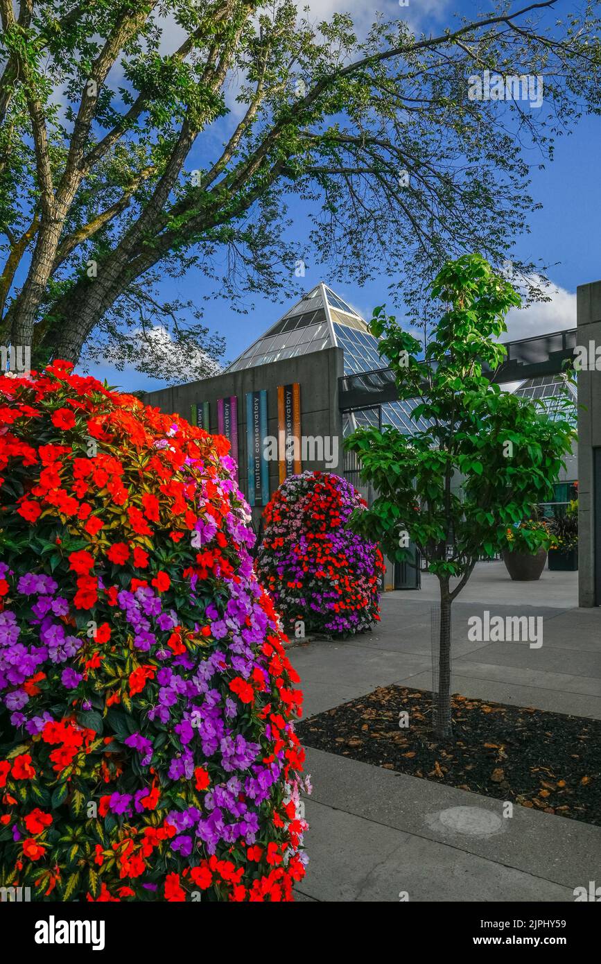 Entrance muttart conservatory hi-res stock photography and images - Alamy
