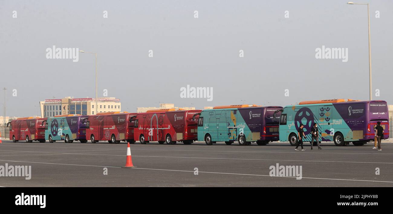 Fifa buses qatar hi-res stock photography and images - Alamy