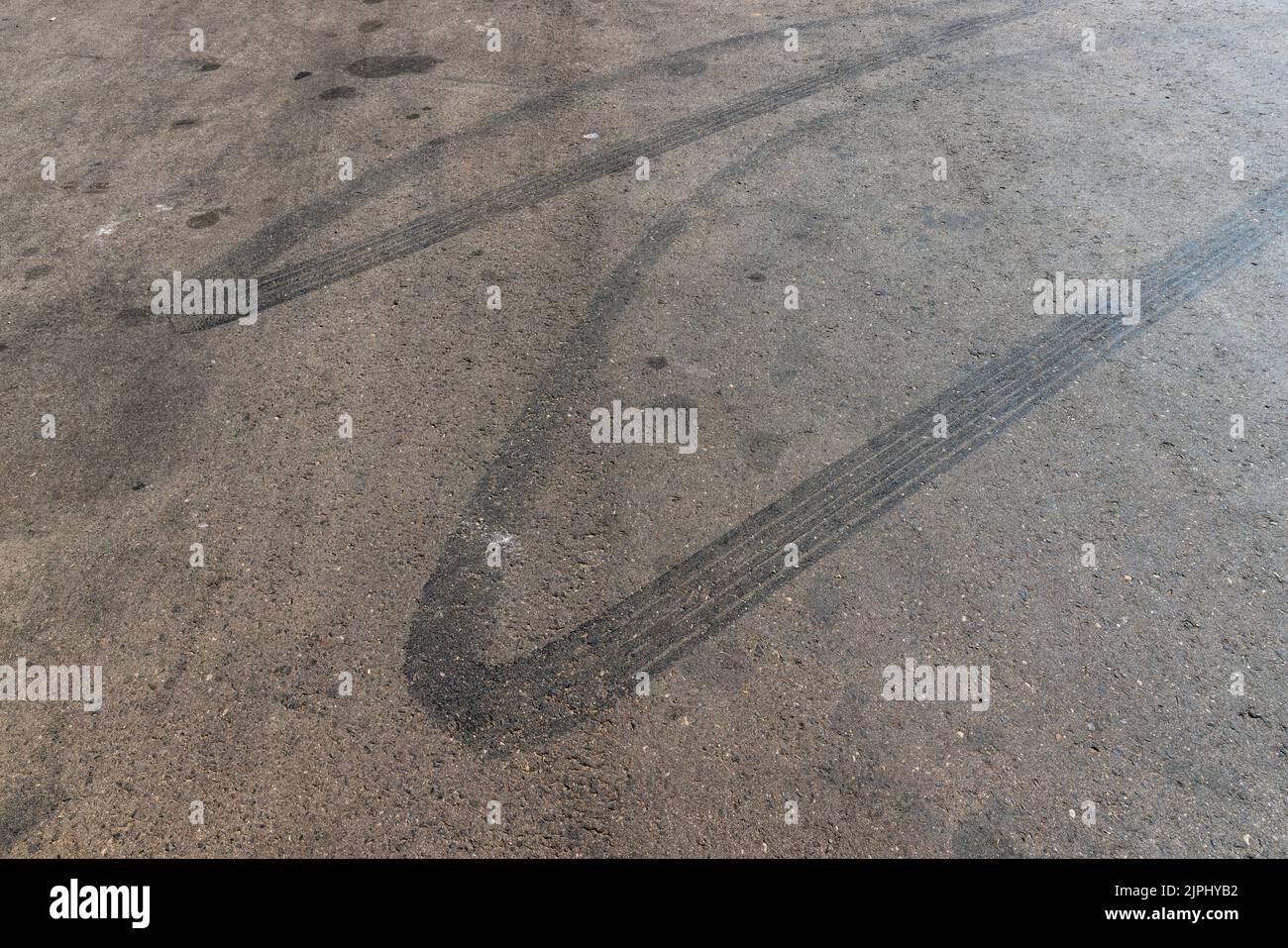 Paved road for the movement of cars, a road for vehicles covered with ...