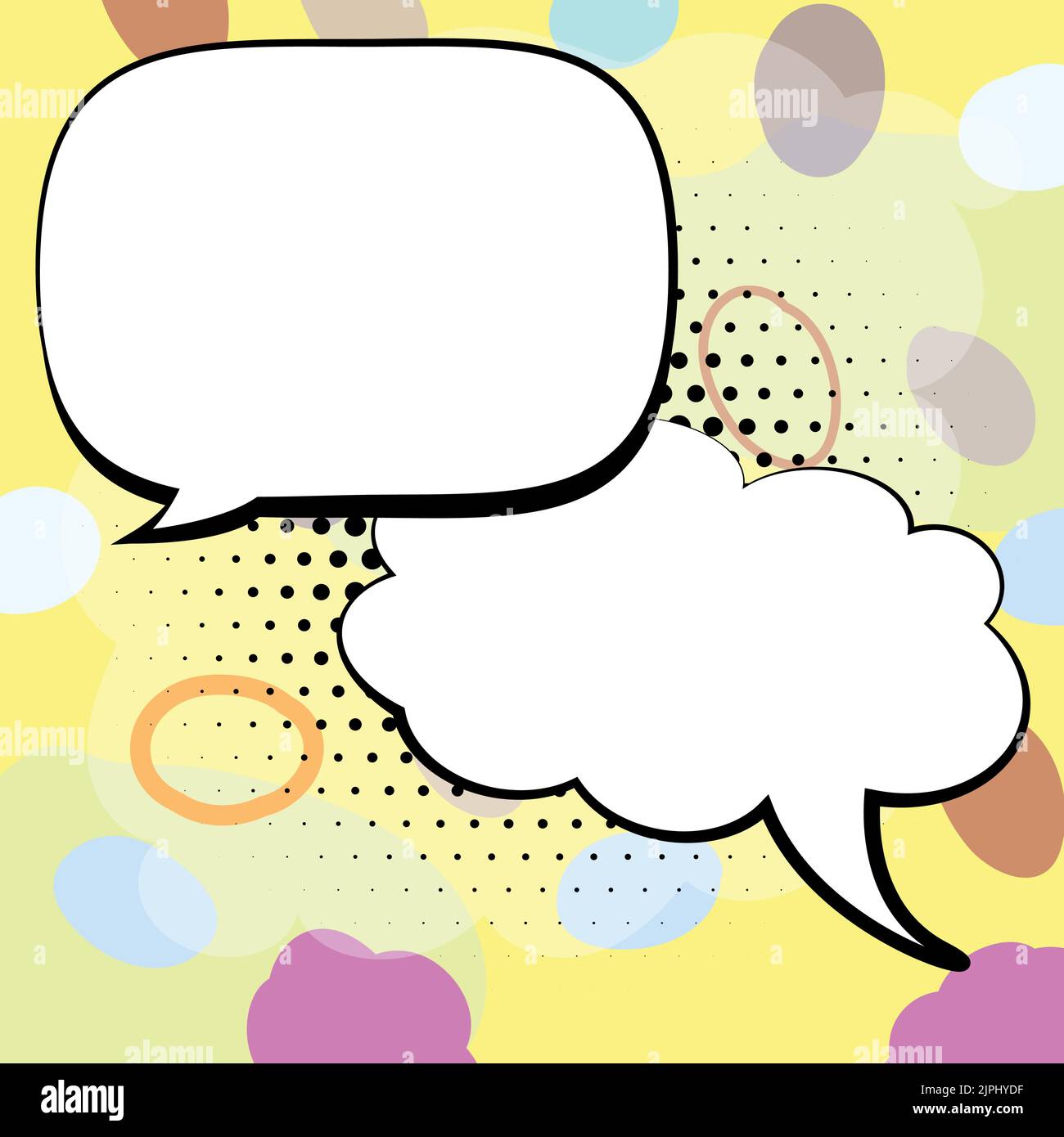 Comics Design Frames. Beautiful Photo Frame Set With Boom Bubbles For ...