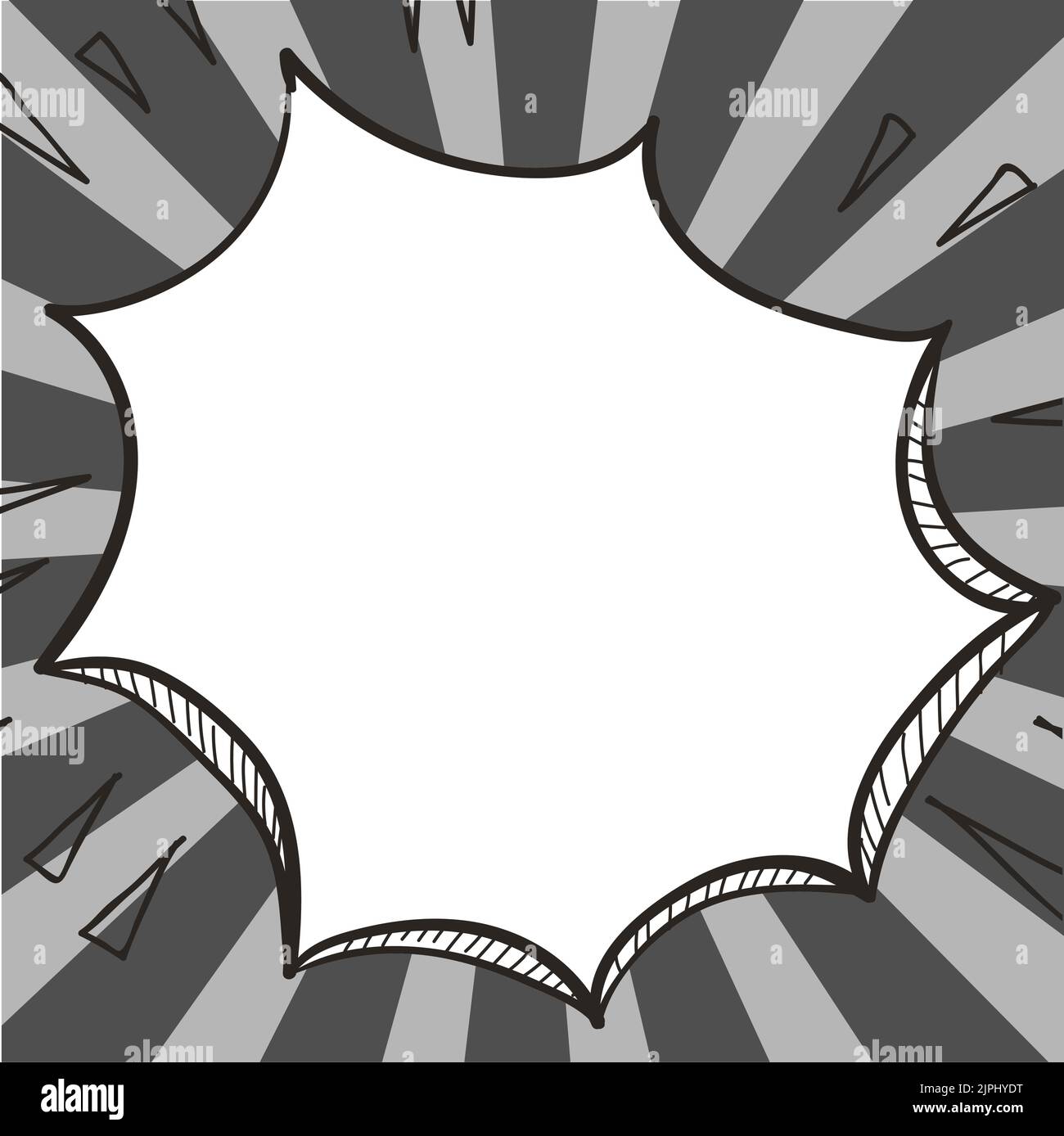 Comics Design Frames. Beautiful Photo Frame Set With Boom Bubbles For ...