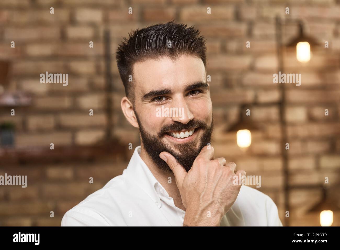 man, smiling, portrait, guy, men, smile, portraits Stock Photo - Alamy