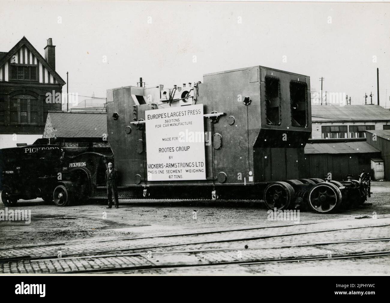 Vickers-Armstrong Elswick works Stock Photo - Alamy