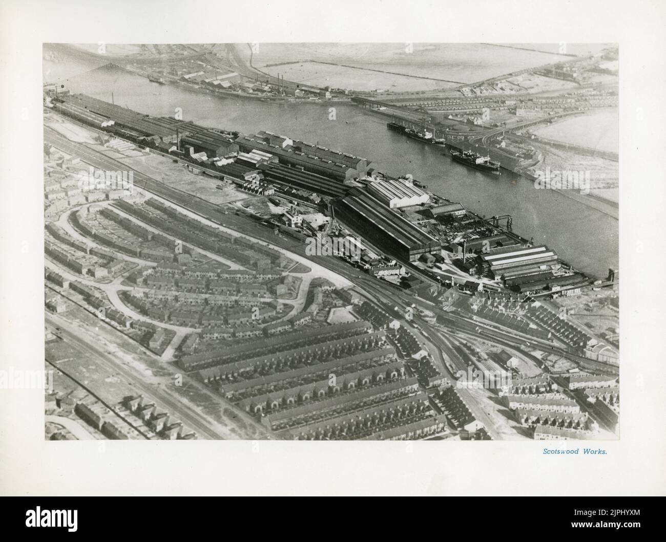 Vickers-Armstrong Elswick works Stock Photo - Alamy