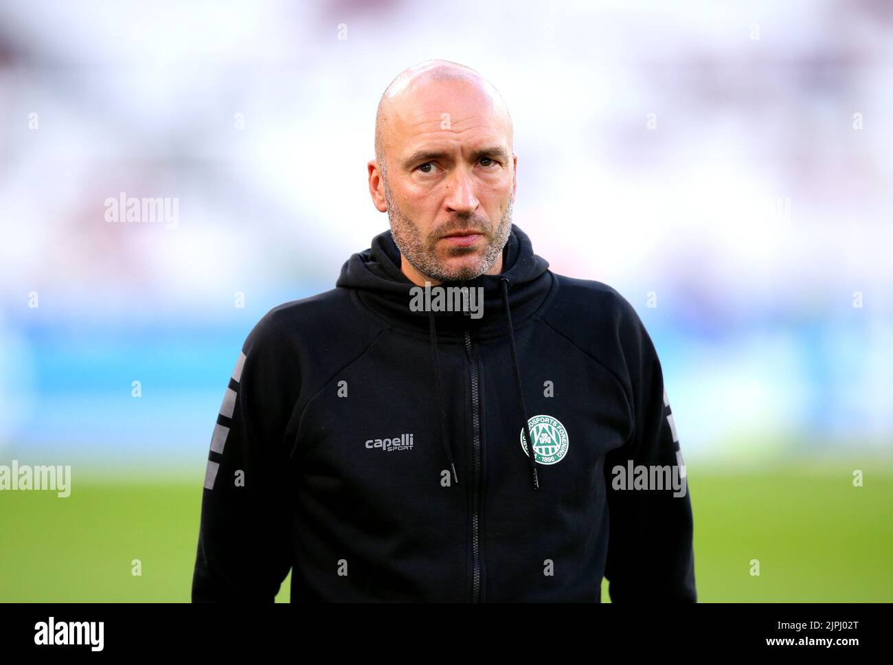 Viborg Fodsports Forening manager Jacob Friis ahead of the UEFA Europa ...