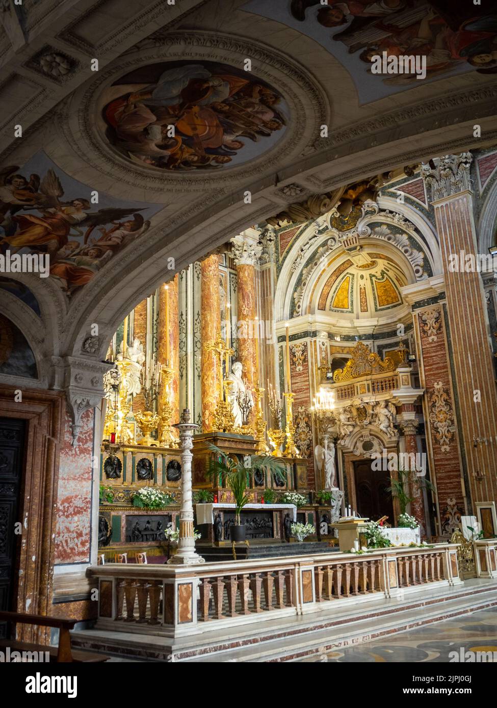 Fresco chiesa del gesu nuovo hi-res stock photography and images - Alamy