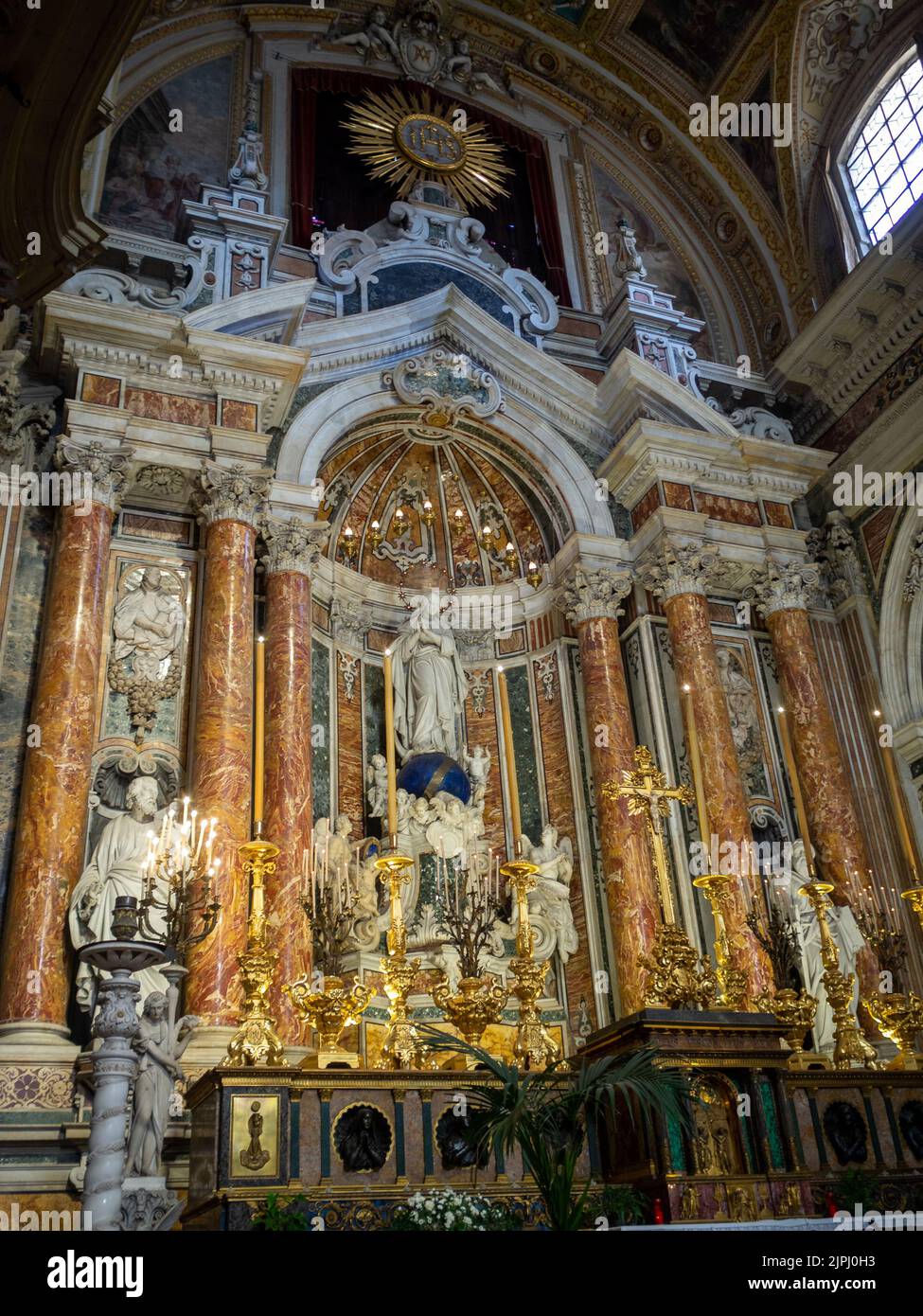 High altar in baroque church hi-res stock photography and images - Alamy