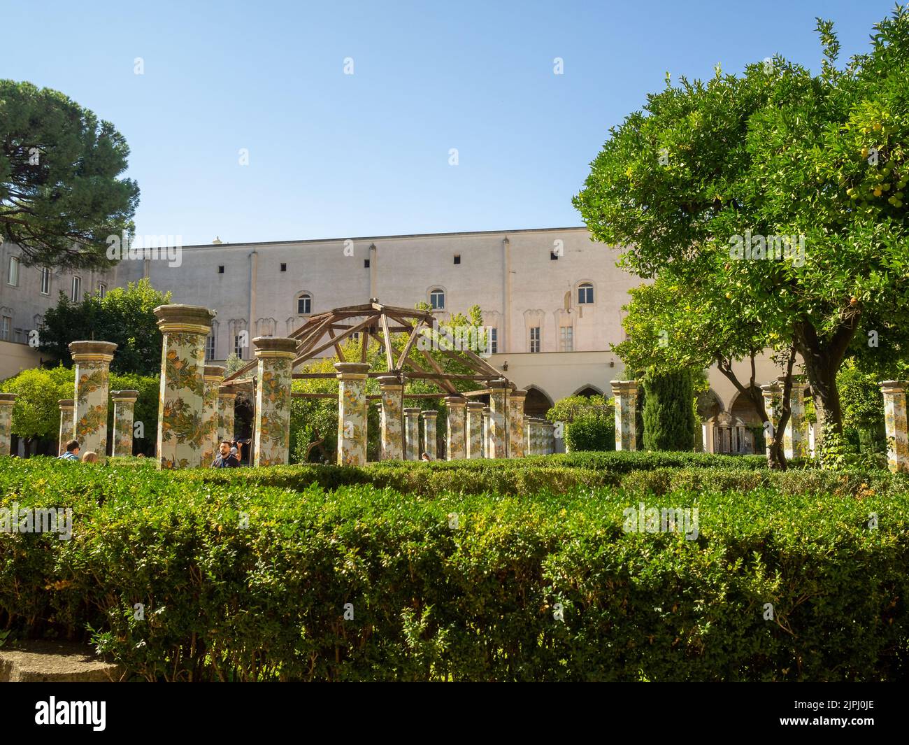 Chiostro Maiolicato or Chiostro delle Clarisse, of the Complesso ...