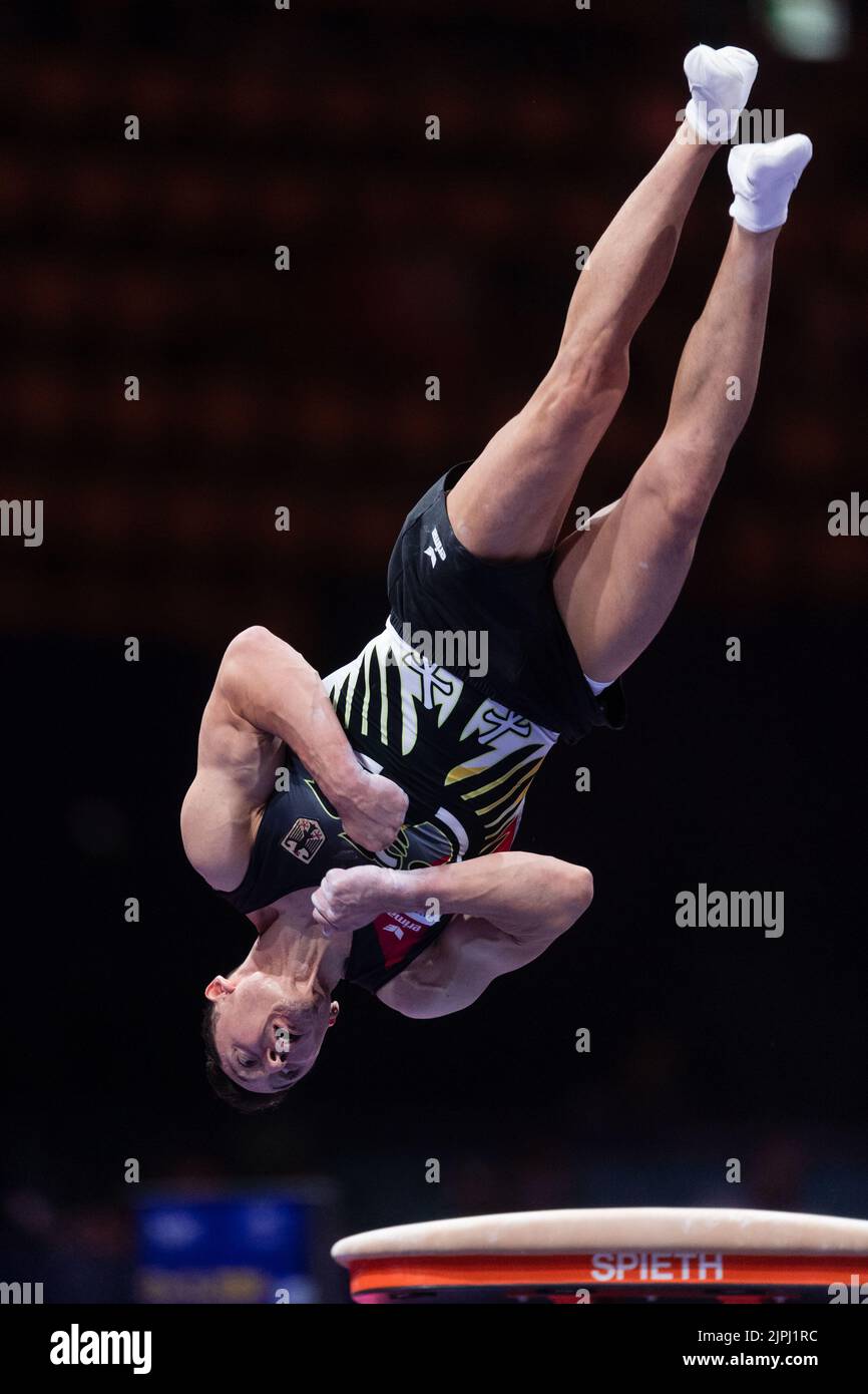 Munich, Germany. 18th Aug, 2022. European Championships, gymnastics ...