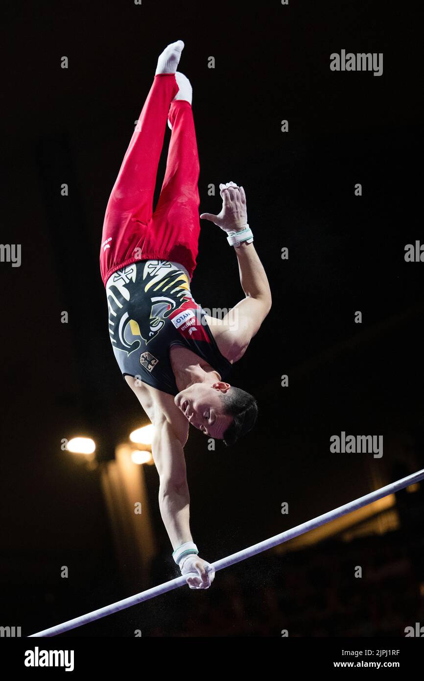 Munich, Germany. 18th Aug, 2022. European Championships, gymnastics ...