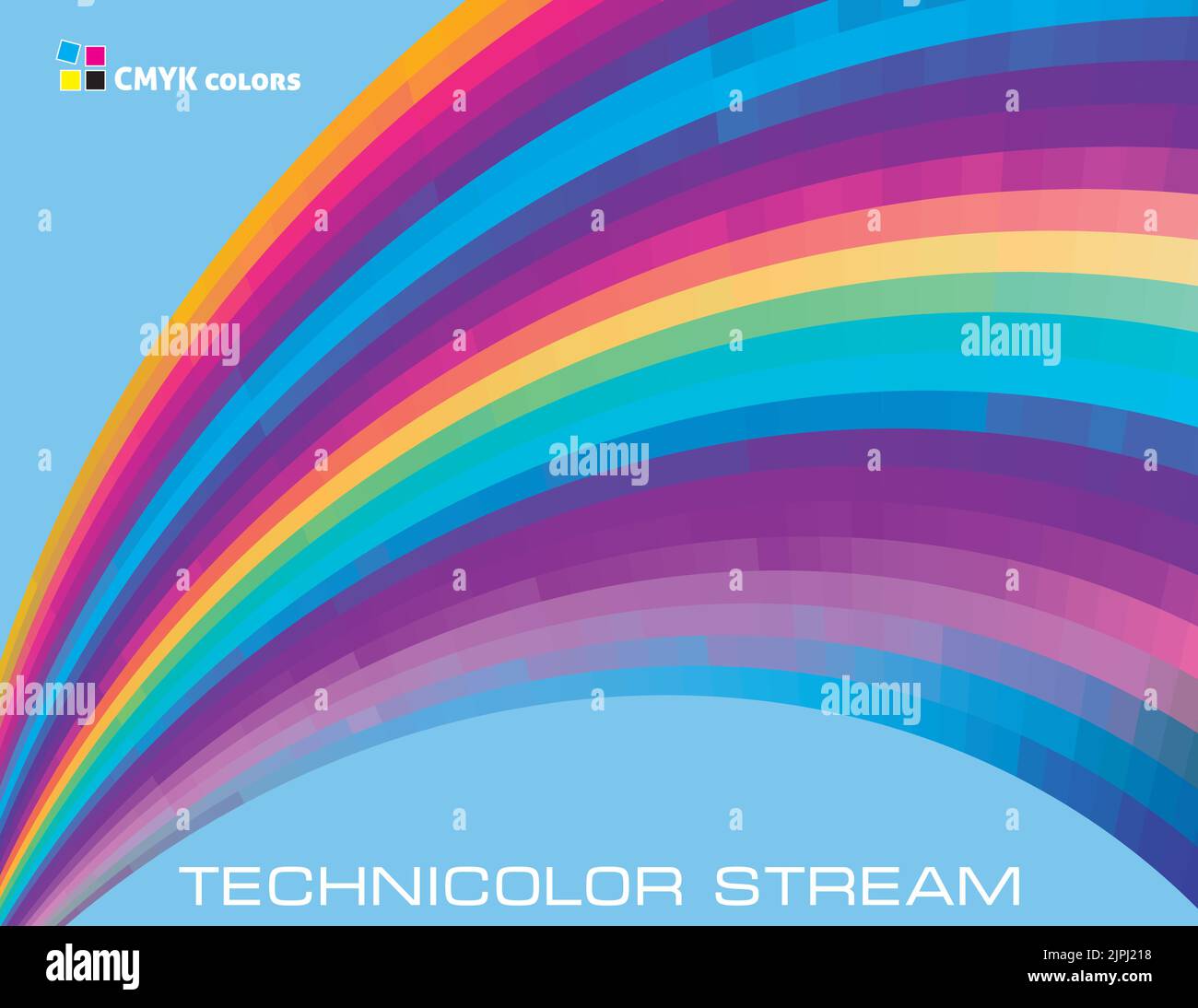 Technicolor vector vectors hi-res stock photography and images - Alamy