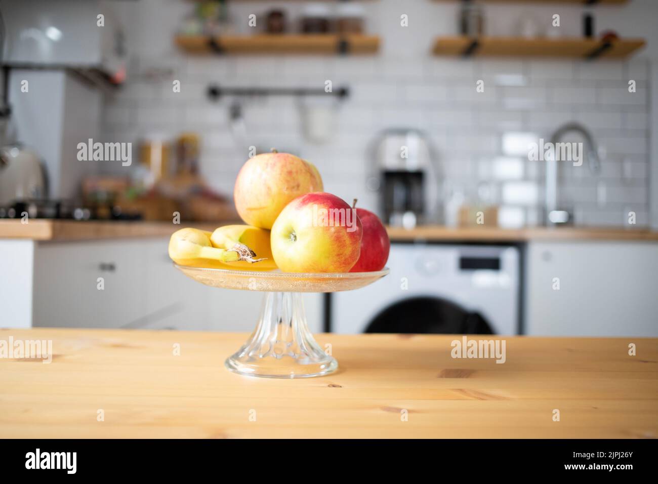 Bananas in the kitchen hi-res stock photography and images - Alamy