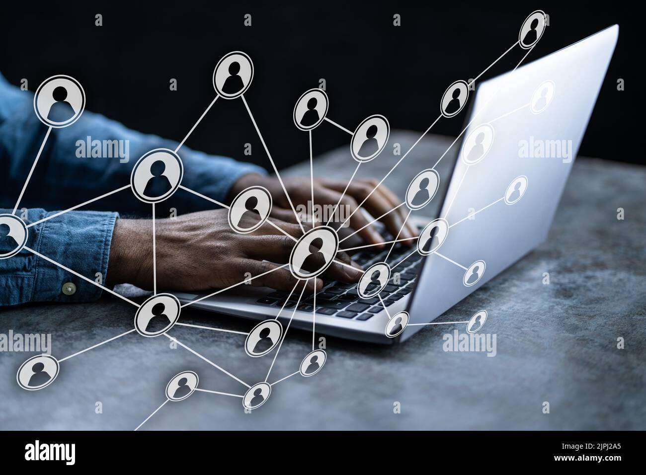 Business Customer Network. Global Digital Data Concept Stock Photo - Alamy