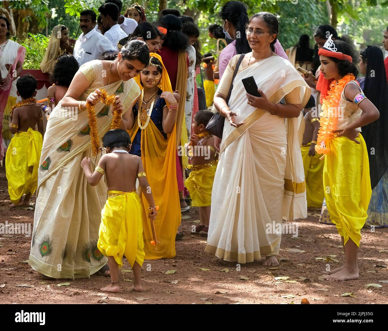 Kozhikode, Kerala, India. 18th Aug, 2022. Sri Krishna Jayanti (Occasion ...