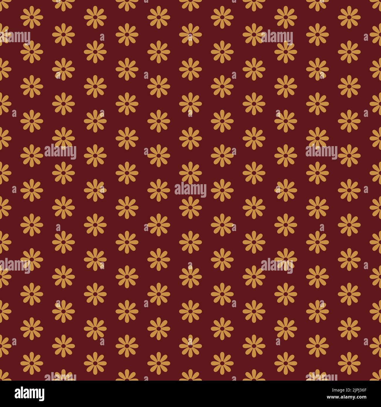 70 s seamless pattern. Retro flower geometric seamless background in ...