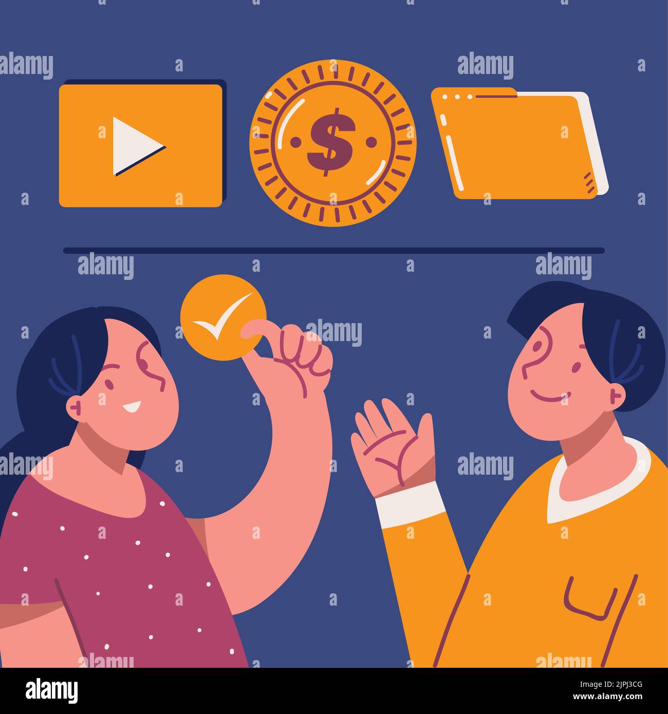 marketing money people Stock Vector Image & Art - Alamy