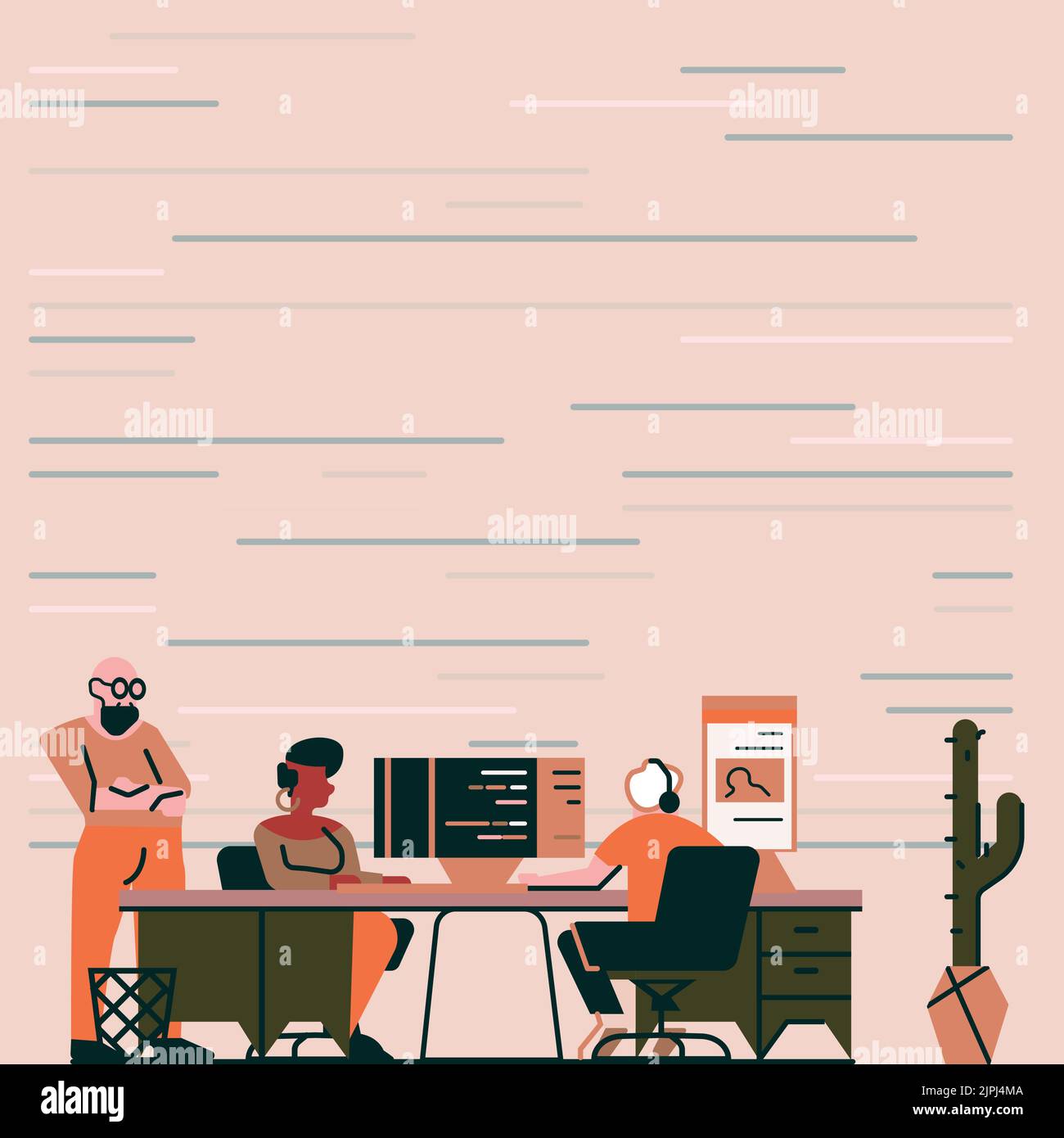 Abstract Online Conference Discussion, Digital Classroom Ideas, Virtual ...