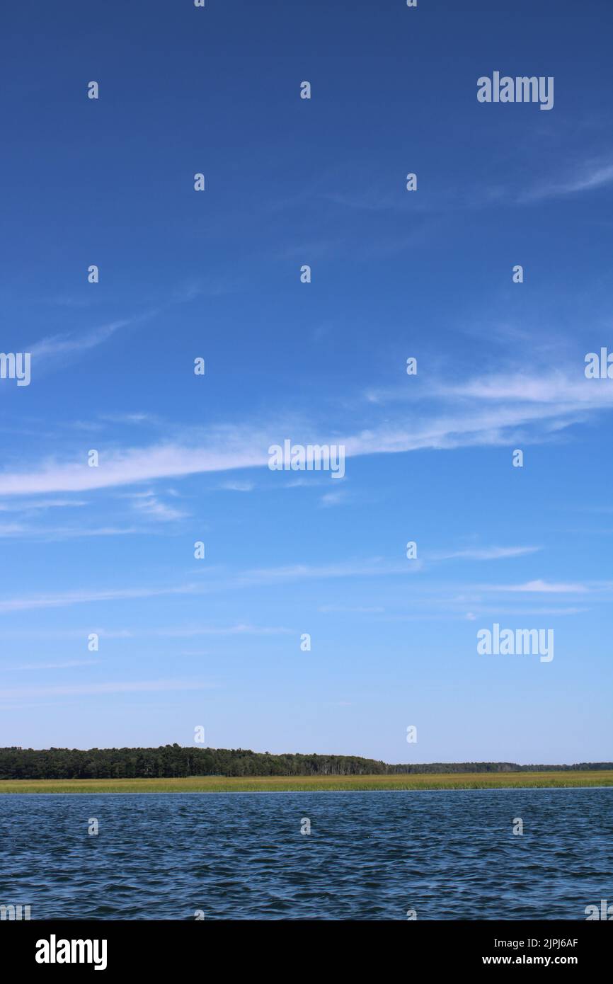 Scarborough Marsh, Eastern Trail, Maine, Summer Stock Photo - Alamy