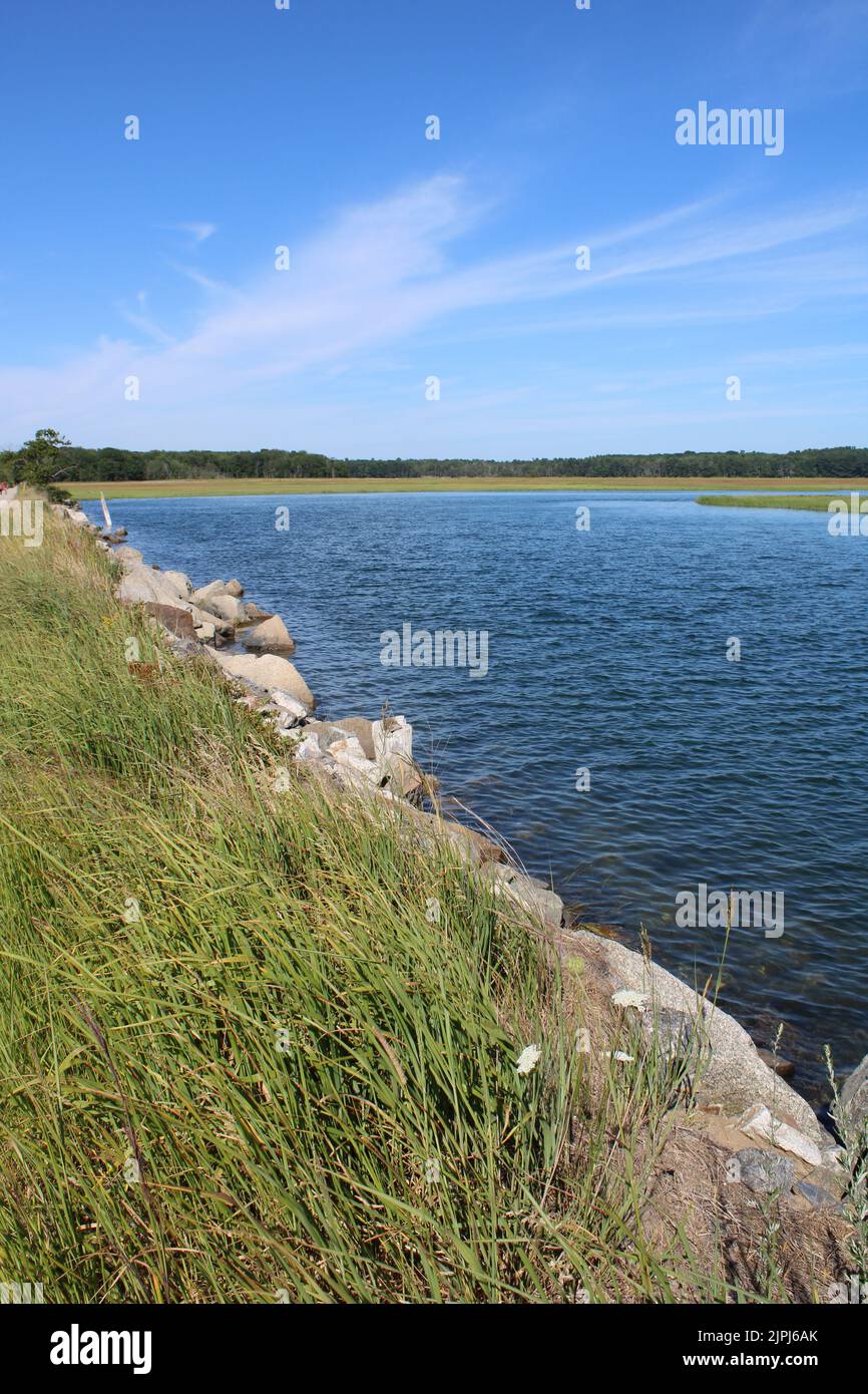 Scarborough Marsh, Eastern Trail, Summer, Maine Stock Photo - Alamy