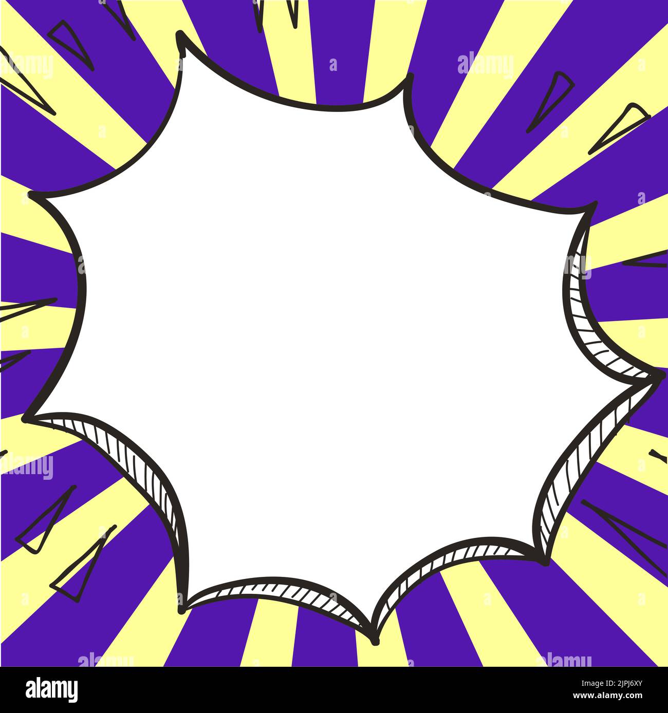 Comics Design Frames. Beautiful Photo Frame Set With Boom Bubbles For ...