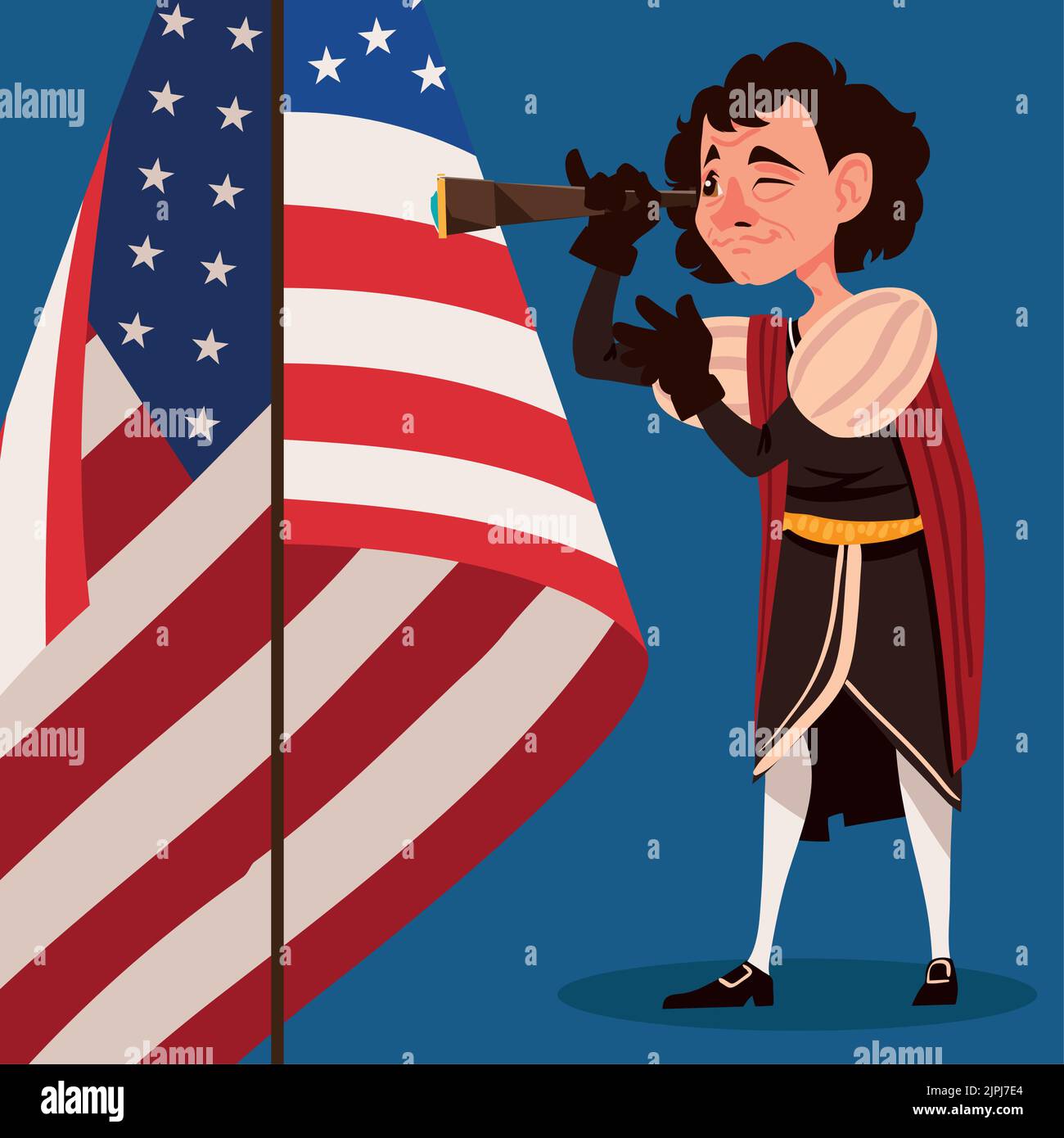 columbus day, christopher portrait Stock Vector Image & Art - Alamy