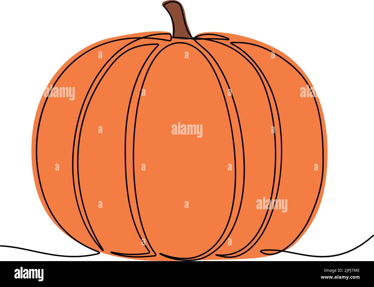 One line drawing autumn Stock Vector Images - Alamy