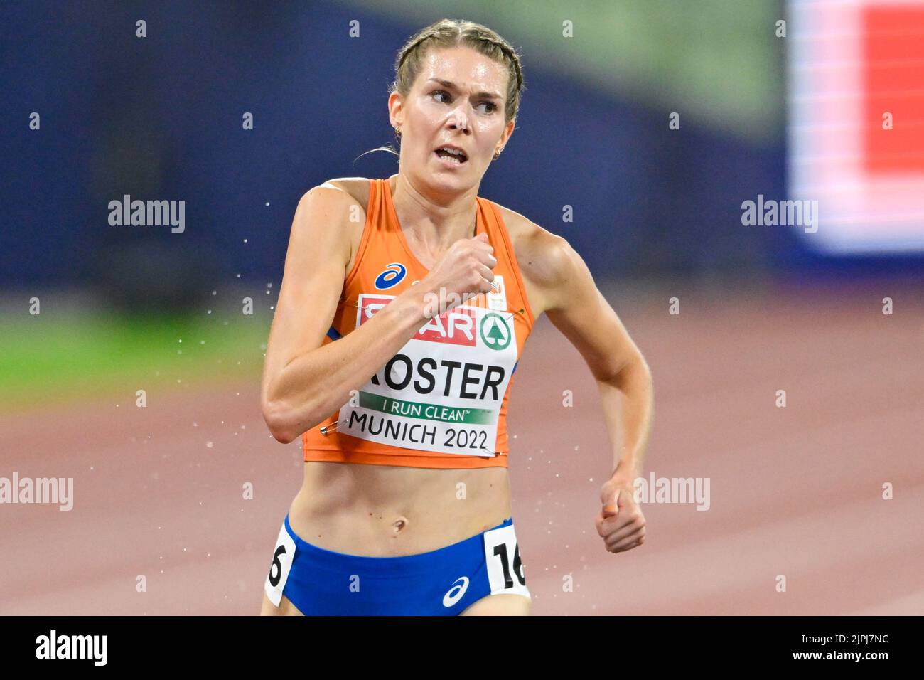 MUNCHEN, GERMANY - AUGUST 18: Maureen Koster of the Netherlands ...