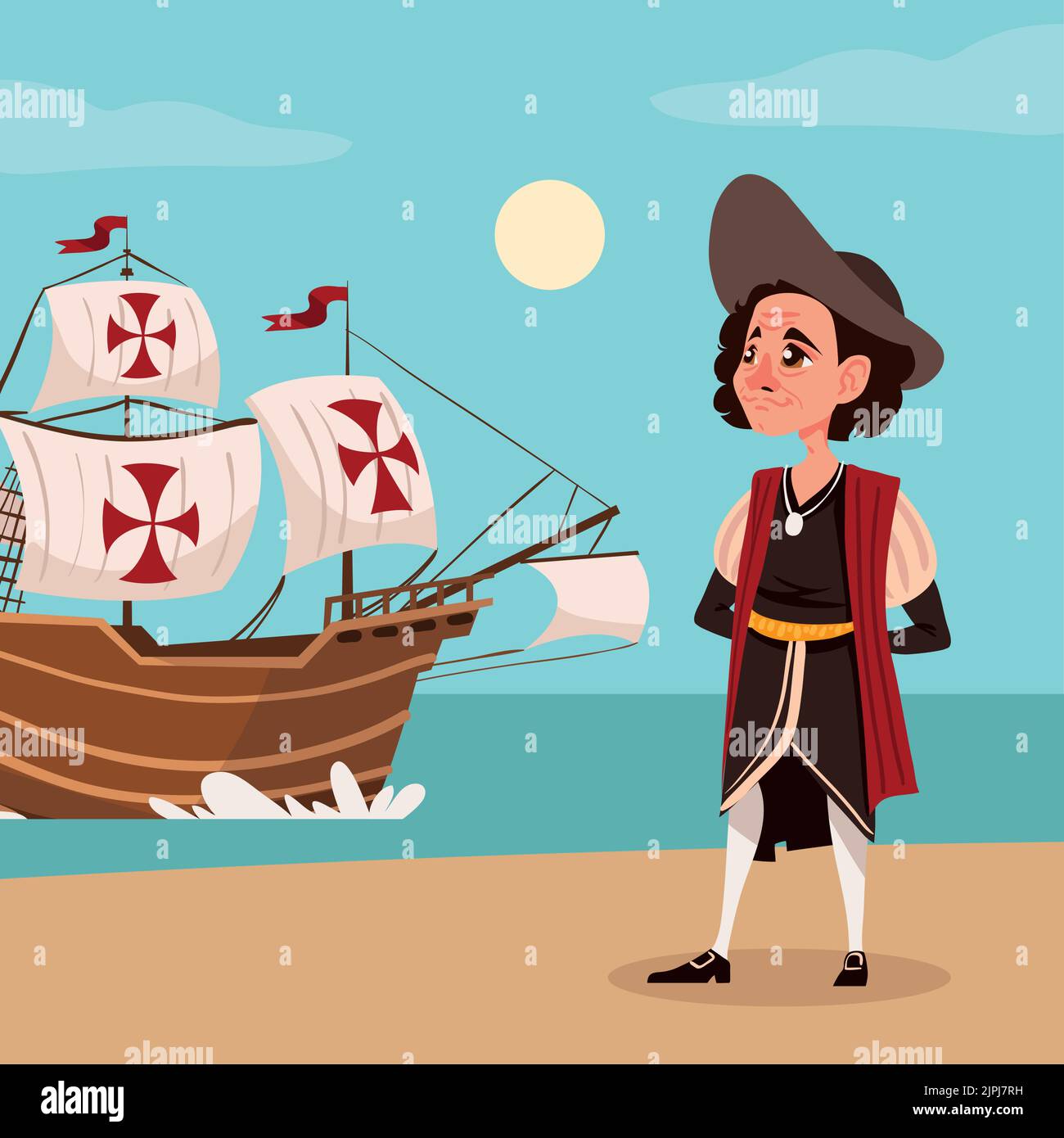 columbus day, explorer Stock Vector Image & Art - Alamy