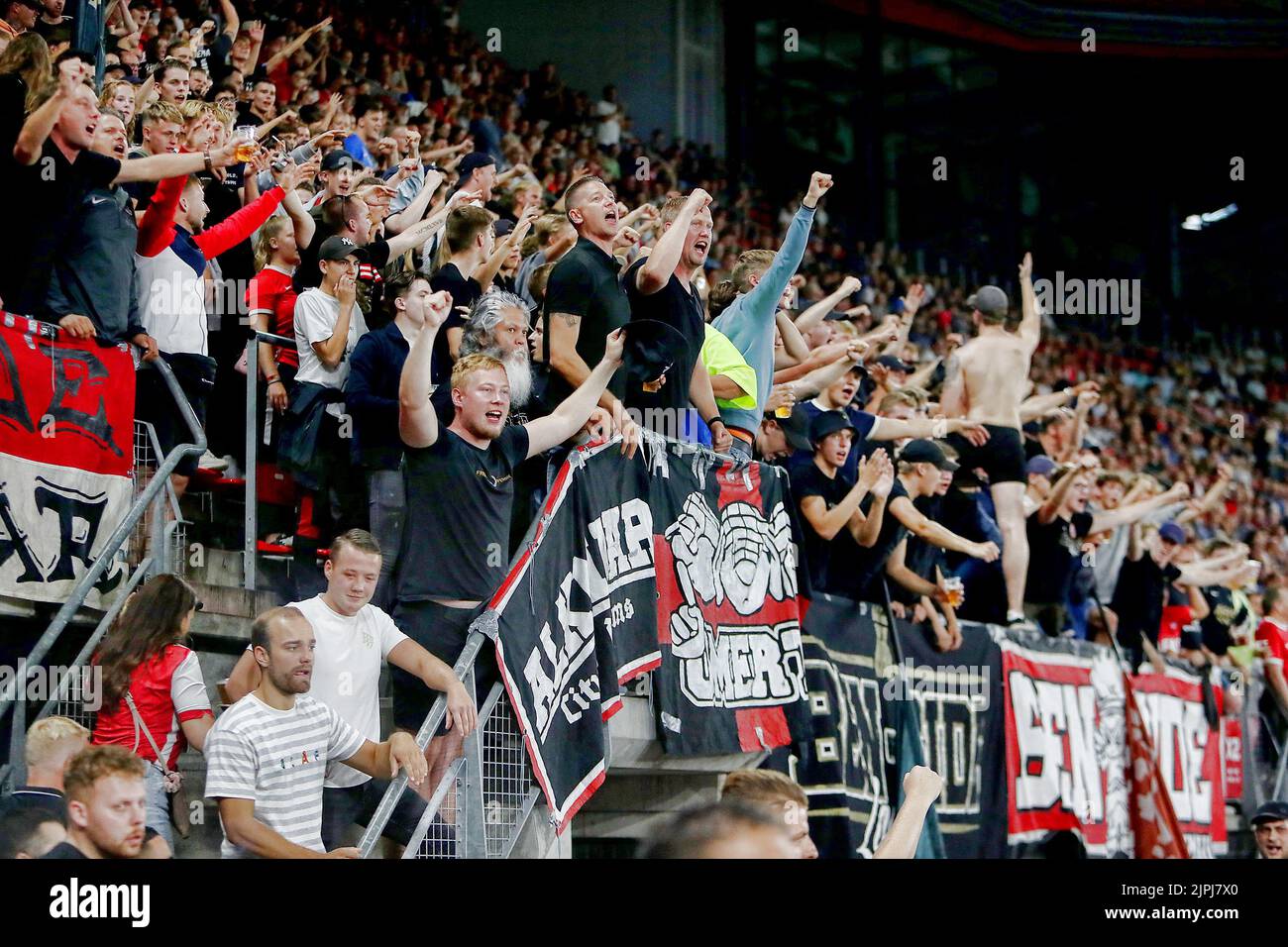 ALKMAAR - 18-08-2022, AFAS Stadium, season 2022 / 2023 , UEFA Europa ...